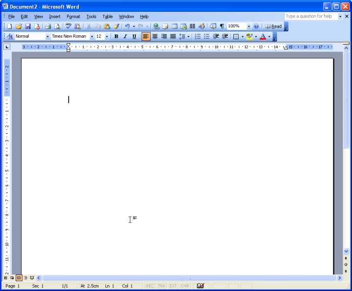 Lesson One Microsoft Word For Windows
